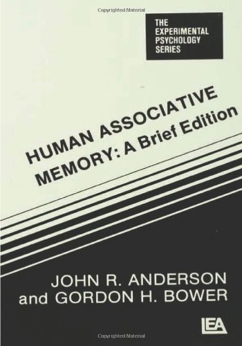 Amazon.com: Human Associative Memory: 9780898590203: Anderson, John R ...