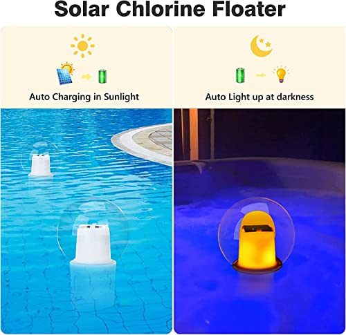 DeeprBling Floating Chlorine Dispenser, Hot Tub Chlorine Dispenser ...
