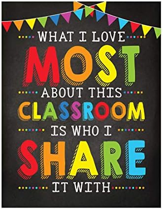 Amazon.com: Andaz Press School Classroom Teacher Wall Art Poster Signs ...