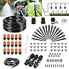 Amazon.com : Drip Irrigation Kit, 43m/141ft Garden System with ...