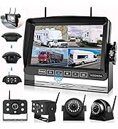 Amazon.com: 4K RV Backup Camera System 10.36" Quad Split Touch Screen ...