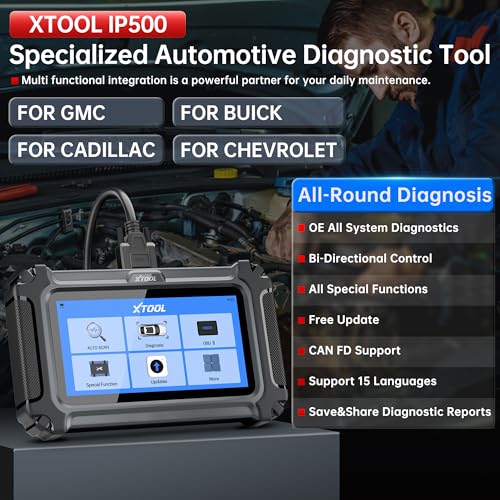 IP500 for GM OBD2 Scanner, Bidirectional Scan Tool with Full Systems ...