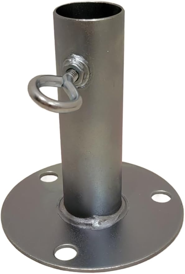 Amazon.com: Adjustable Foot Pad for Canopy Pole (Galvanized Steel ...