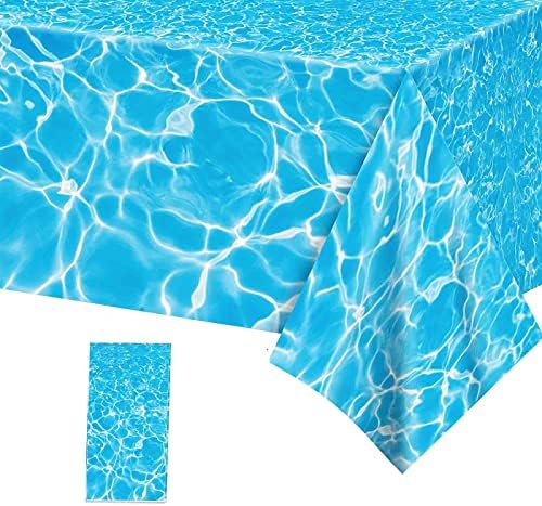 Ocean Waves Plastic Tablecloth 137*274cm Ocean themed Party Table Cloth ...