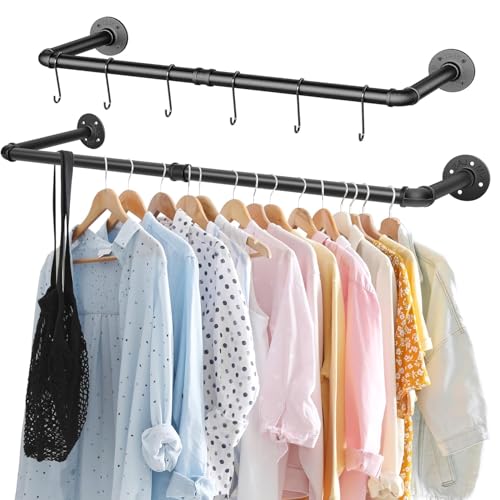 Optimiza tu espacio con un tubo para colgar ropa - El Multimetro