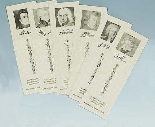 Amazon.com: Composer Bookmarks Pack : Office Products