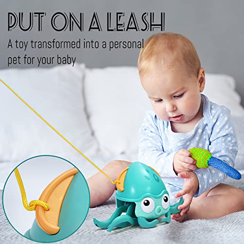 ZoneYan Crawling Octopus Bath Toy, Amphibious Octopus for the Bath and ...