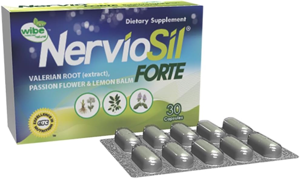 Amazon.com: Nerviosil Forte Valerian Roots 30 Capsules : Health & Household