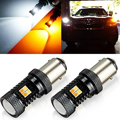 Amazon.com: AUTOGINE Extremely Bright 1157 2057 2357 7528 BAY15D White ...
