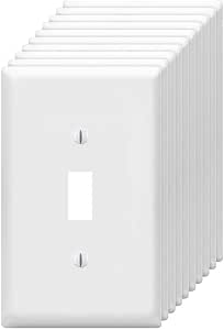 Toggle Light Switch Wall Plates 1-Gang Switch Electrical Cover Plate ...