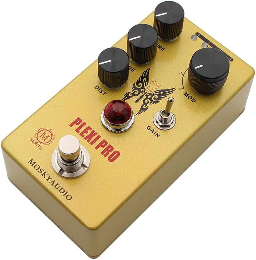 Amazon.com: summina Plexi Distortion Pedal High-Gain Overdrive for Classic Rock & Metal True ...