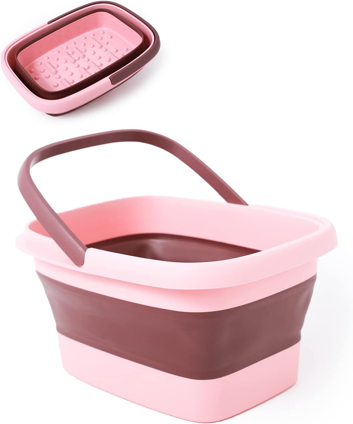 Collapsible Foot Bath, Portable Feet Spa Soaking Tub, Soaker Bucket ...