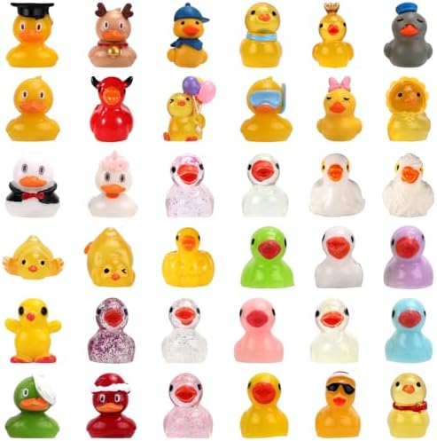 Amazon.com: Purple Star Mini Ducks 50 Pack Tiny Ducks Little Ducks ...