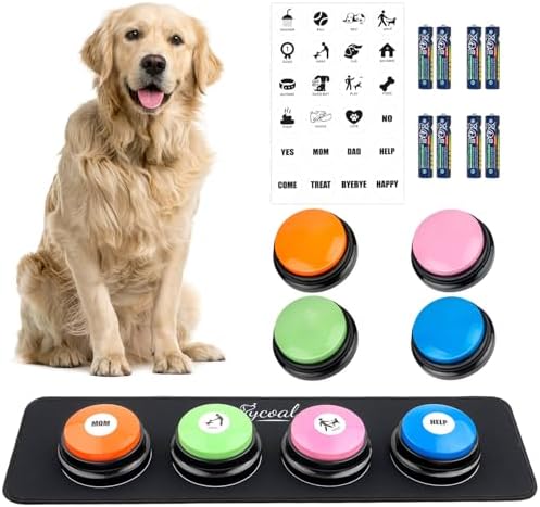 Amazon.com : ANLIKY Dog Buttons for Communication, 9pcs Recordable ...