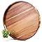 Amazon.com: Extra Large Square Wood Tray, Generously 22" Acacia Serving ...