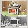 Amazon.com - NETEL Expandable Microwave Stand,2 Tier Metal Kitchen ...