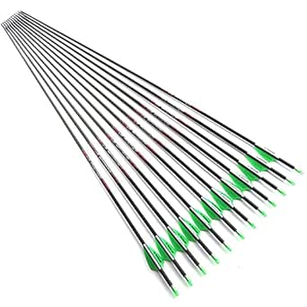 Amazon.com: 24pc ID 4.2mm .165" Custom Length Carbon Arrows 22-32 Inch ...