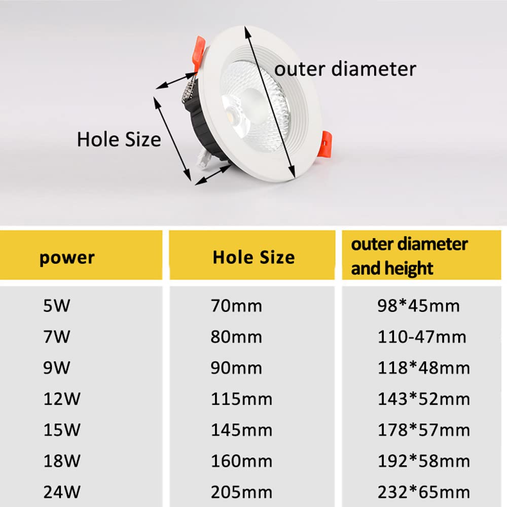 Eye Ball Led 6 Recessed Lighting 4 Inch LED Eyeball Dimmable
