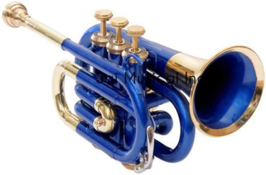 Amazon.com: SHREYAS POCKET TRUMPET B-FLAT NICKEL : Musical Instruments