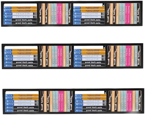 Amazon.com: 34 Inch Floating Bookshelf Black Floating Shelves for Cd ...