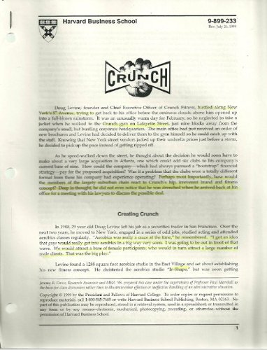 Crunch By Jeremy Dann: Jeremy Dann: Amazon.com: Books