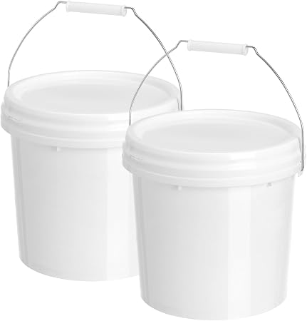 Amazon.com: SOLUSTRE 2pcs Empty Bucket Heavy Duty Cleaner Small Bucket ...