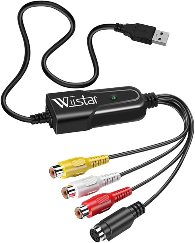 USB 2.0 Video Capture Card VHS to Digital Converter Compatible with ...