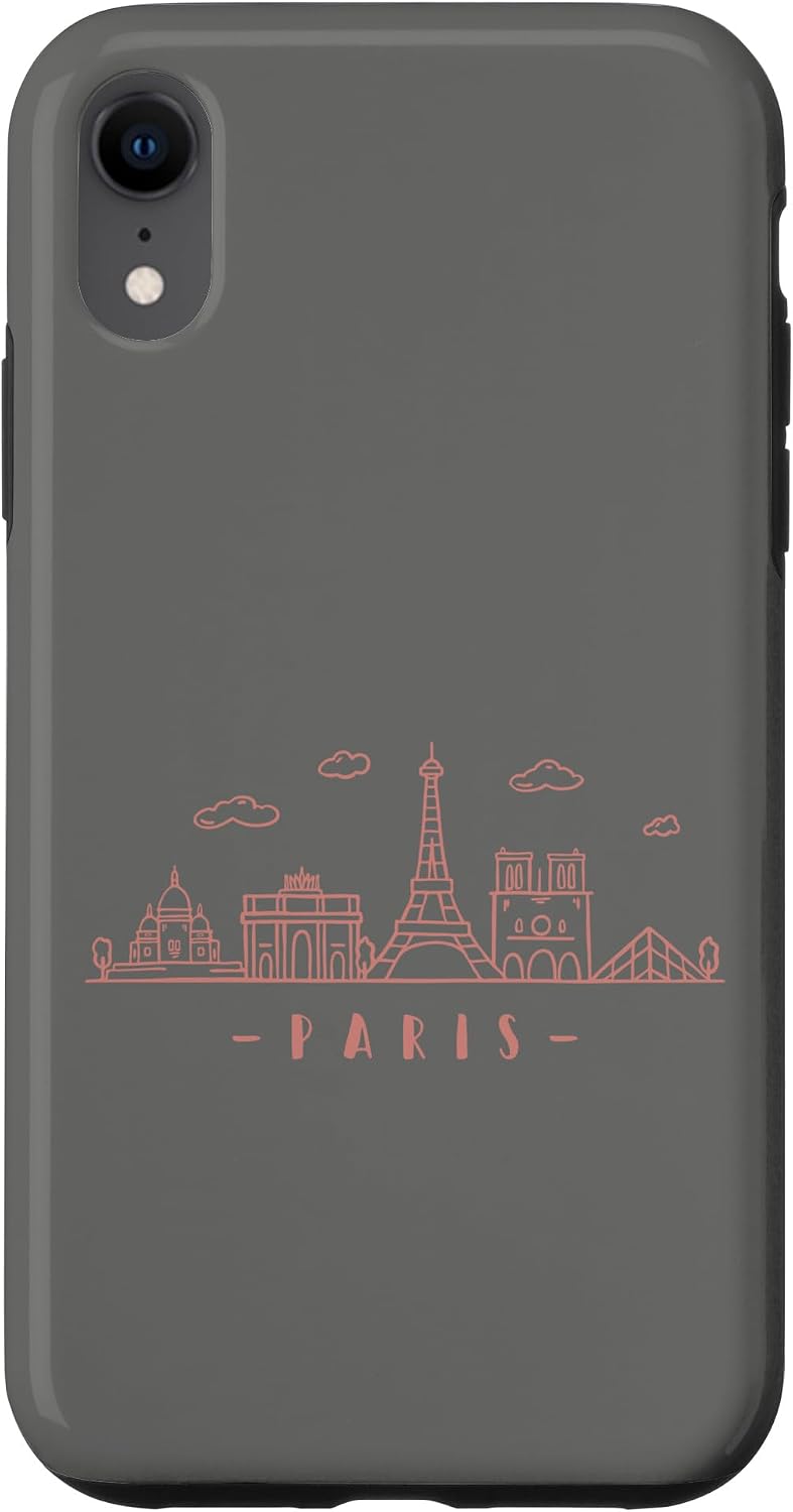 Amazon.com: iPhone XR Paris France Capital-City Skyline Eiffel-Tower ...