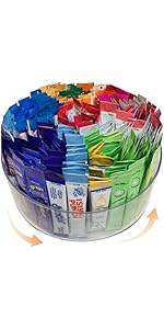 Amazon.com: Drink Packet Organizer for Powdered Drink Mix,Powder Packet ...