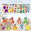 Amazon.com: 45 Sheets Make a Face Dinosaur Stickers - DIY Dinosaur ...