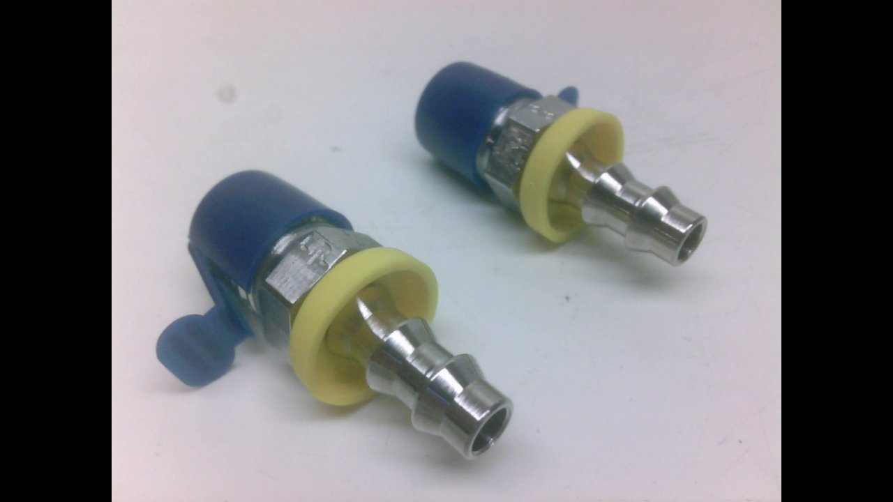 Parker 30182-4-4C - Pack of 2 - Push-Lok Barbed Male Fitting, Inside ...