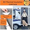 Amazon.com: Thermal Insulated RV Door Cover – Magnetic Closure for ...