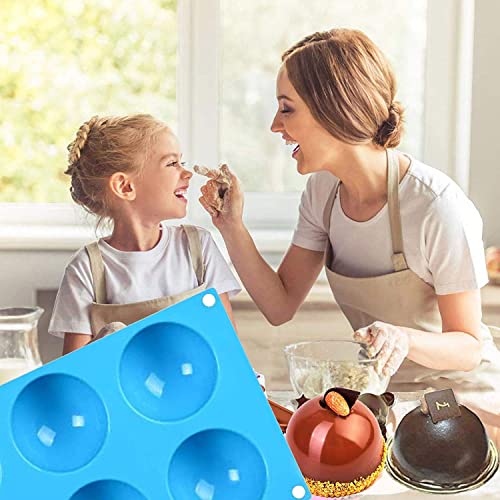 Snapklik.com : Hot Cocoa Bomb Mold Large 2.5" Round Semi Sphere ...