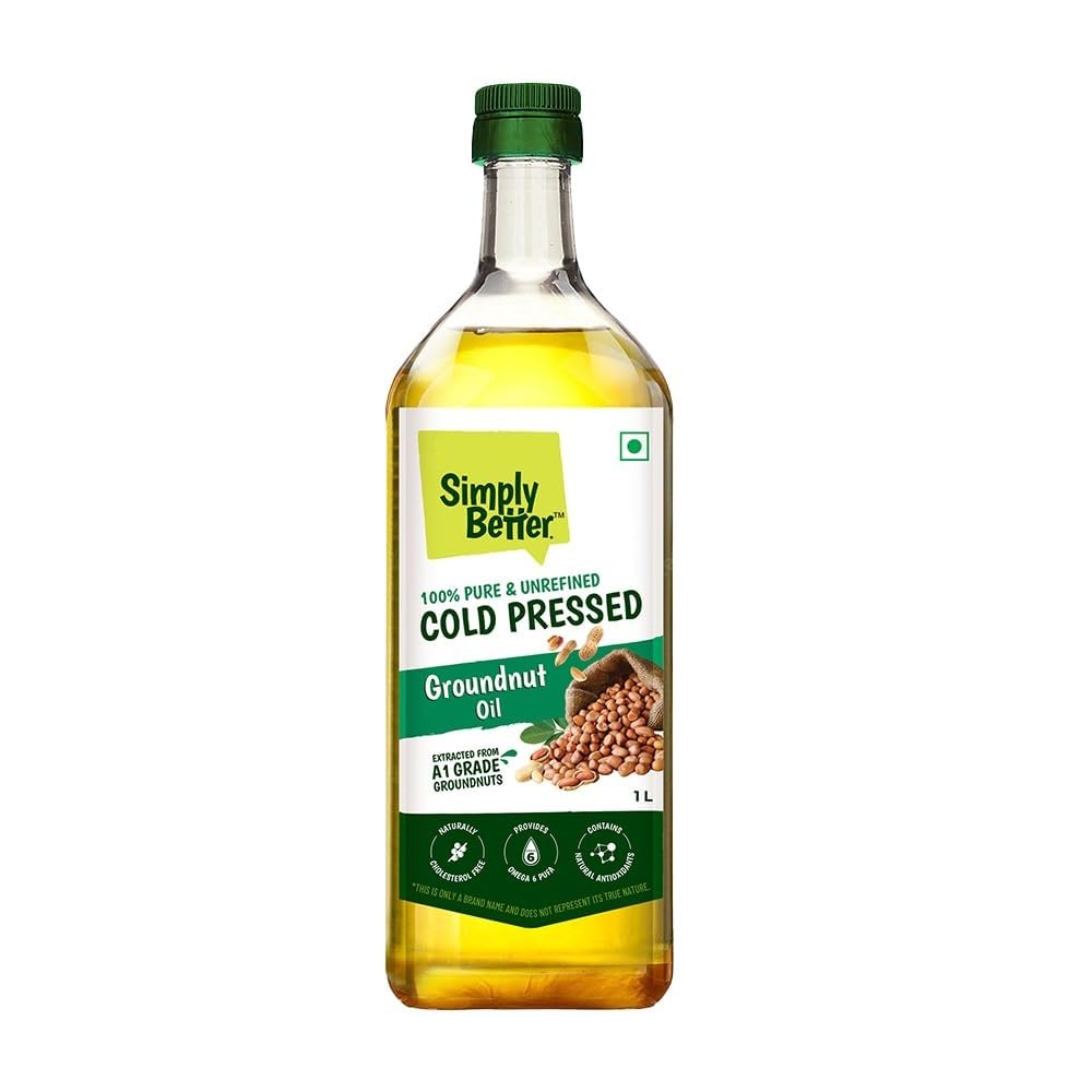 Amazon.com : Golden Drops Pure and Unrefined Cold Pressed Groundnut ...
