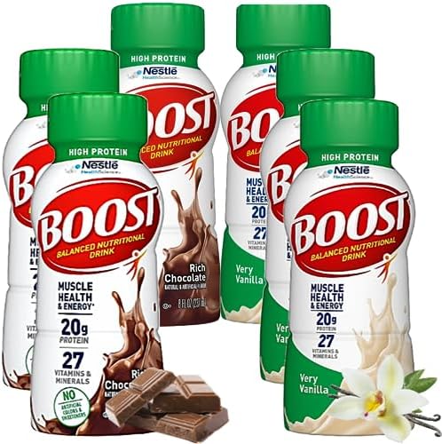 Amazon.com : BOOST High Protein with Fiber Complete Nutritional Drink ...