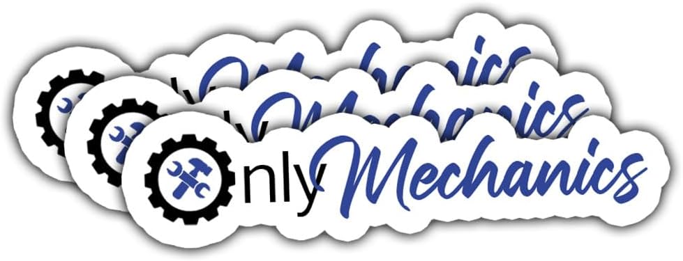 Amazon.com: 3Pcs Only Mechanics Sticker Funny Mechanic Garage Worker ...