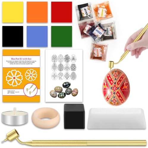 Amazon.com : Blushtier 12 Pcs Ukrainian Easter Egg Decorating Kit ...