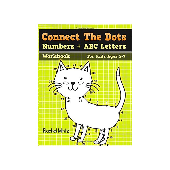 Buy Connect The Dots Numbers + ABC Letters Workbook For Kids Ages 5-7 ...