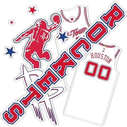 Amazon.com: Desert Cactus Houston Rockets Sticker NBA Officially ...