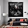 Amazon.com : Eksent Rapper Singer The GOAT Ablum cover 4x4FT Wall ...