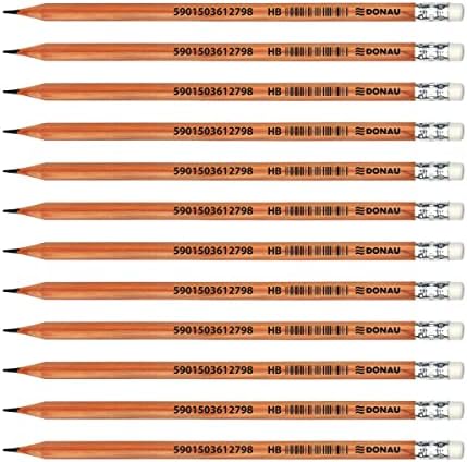 OFFICER PRODUCTS Donau 7388001PL-99 Lot de 12 crayons à papier en bois ...