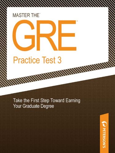 Amazon.com: Master the GRE Practice Test 3 eBook : Petersons: Kindle Store