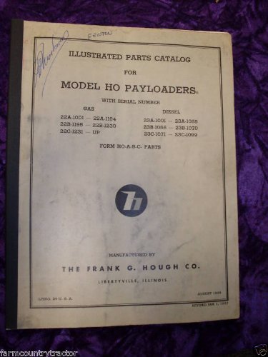 Hough HO Payloader OEM Parts Manual: Hough HO: Amazon.com: Books