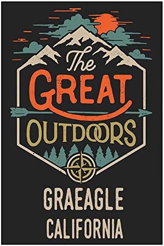 Graeagle California Souvenir – Imán para nevera, 2 x 3 pulgadas, diseño ...