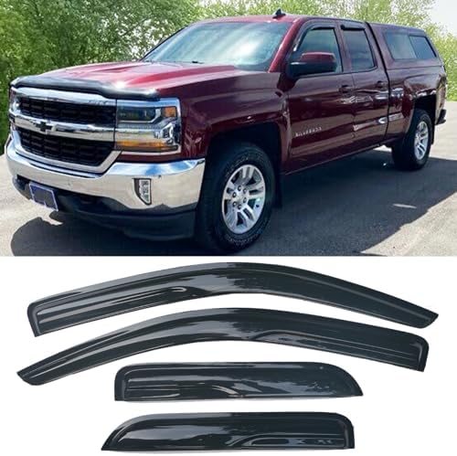 Amazon.com: Side Window Deflectors Vent Window Visor for 2015-2018 ...
