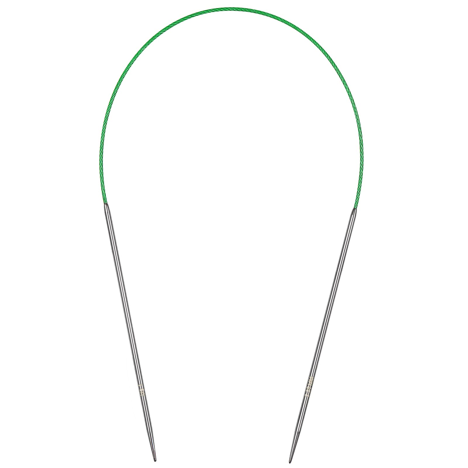Aeelike 2.25mm Circular Knitting Needles 40cm, Short Round Knitting ...