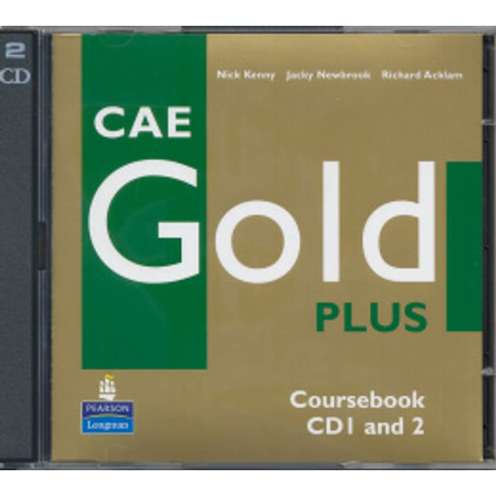 Amazon.com: CAE Gold Plus Coursebook Class CD 1-2: 9781405848657: Kenny ...