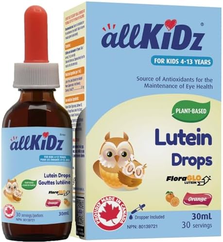 allKiDz Lutein Drops for Kids Children, Eye Vision Health Support, 5 ...