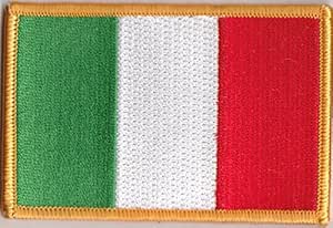 Bandiera patch ricamato Italia - 9 x 6 cm : Amazon.it: Casa e cucina