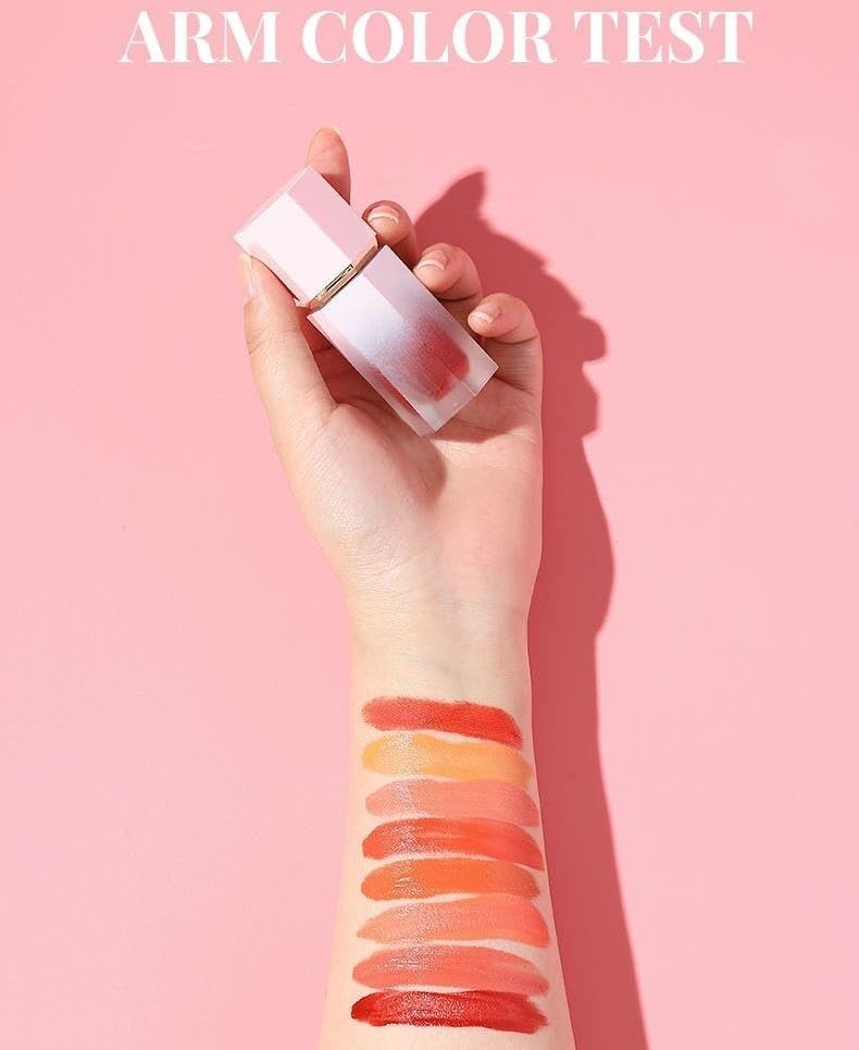 On the go brush liquid powder blusher long-lasting powder blusher silky ...